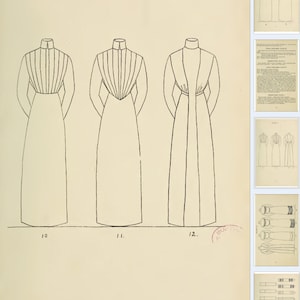 DESIGN PRINCIPLES for DRESSMAKING 101 Pages of Illustrated Instructions ...