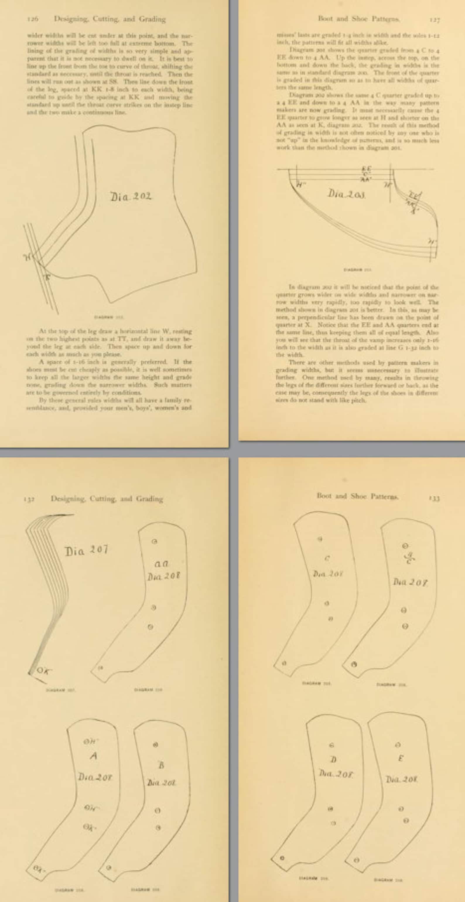 DESIGNING and CUTTING Boot and Shoe PATTERNS 147 Pages - Etsy UK