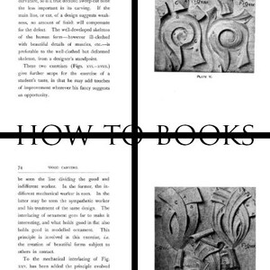 Educational WOOD CARVING COURSE Rare Illustrated Graduated Course in ...