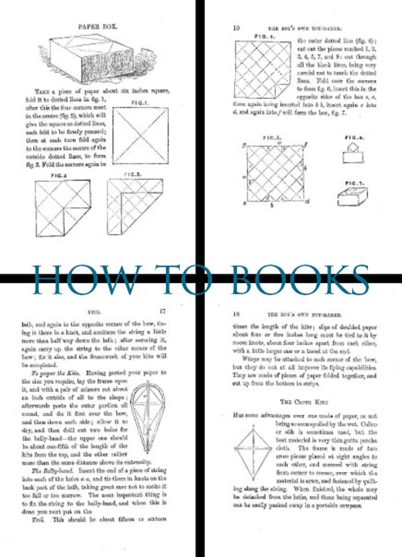 Illustrated How to MAKE TOYS for BOYS Instructions on Vintage - Etsy