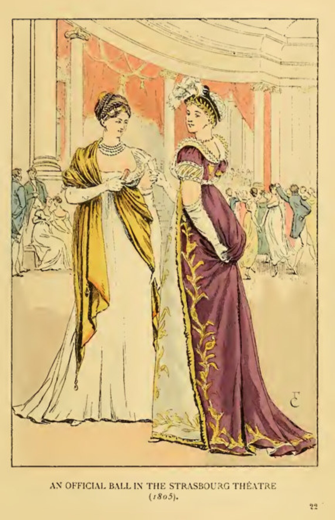 PARIS FASHIONS 1797 to 1897 With 100 Full Page Colored Outfits ...