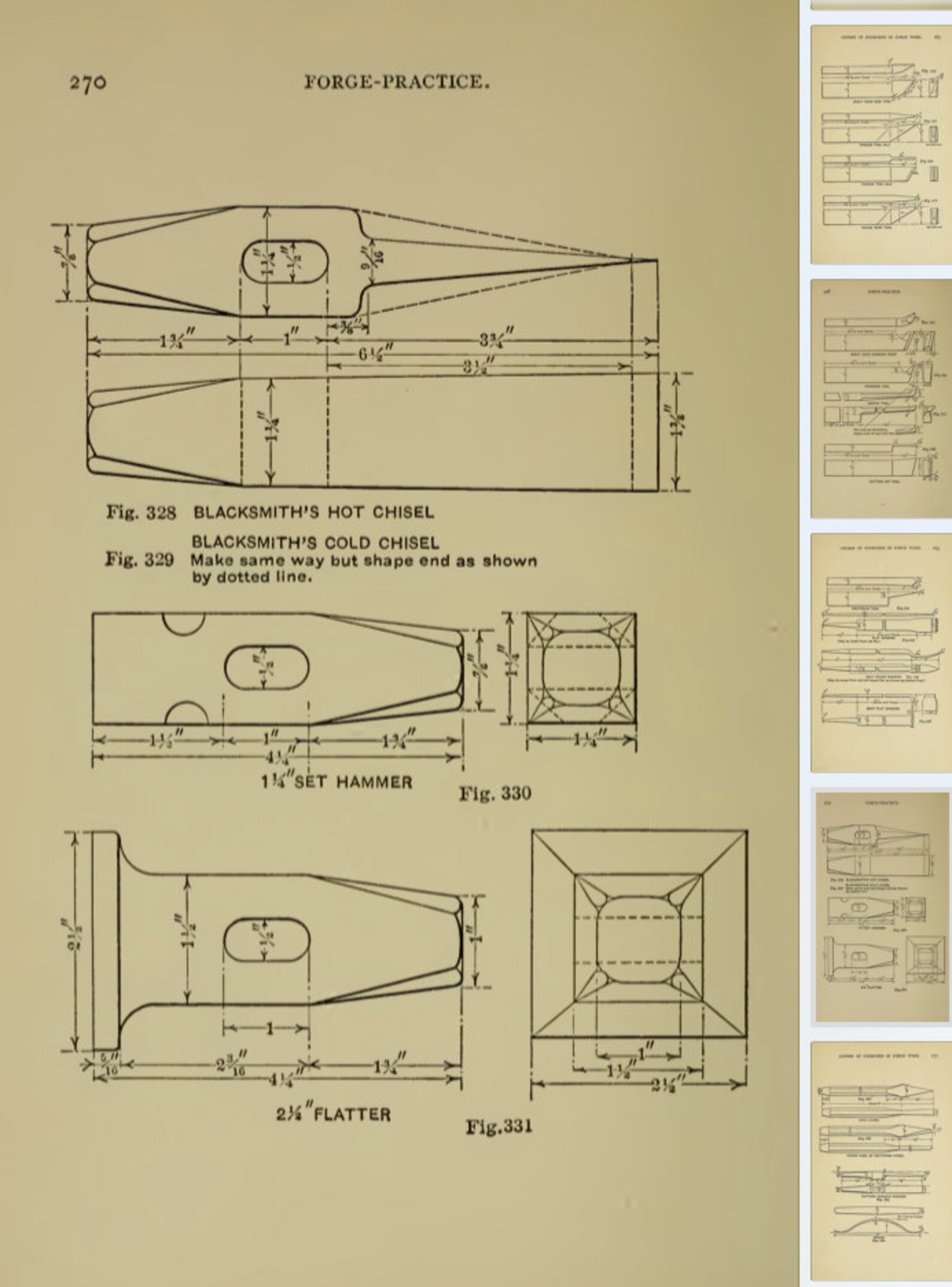 ELEMENTARY FORGE PRACTICE Illustrated Forge Work Blacksmith - Etsy