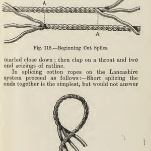How to KNOT and SPLICE ROPES 158 Pages Illustrated Printable or Read on ...