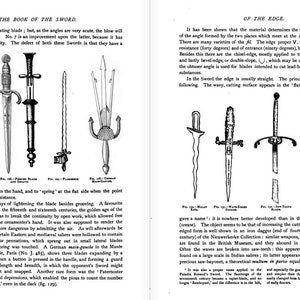 The Book of the SWORD Rare 1884 Illustrated Reference Book for ...
