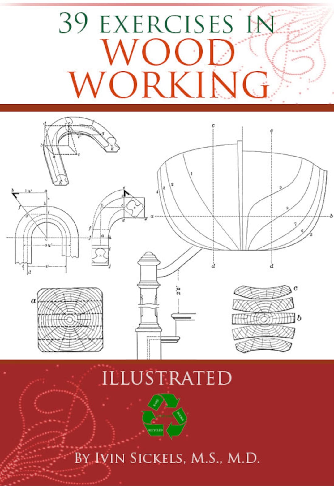 39 EXERCISES in WOODWORKING Rare Illustrated Educational Tutorial Book ...
