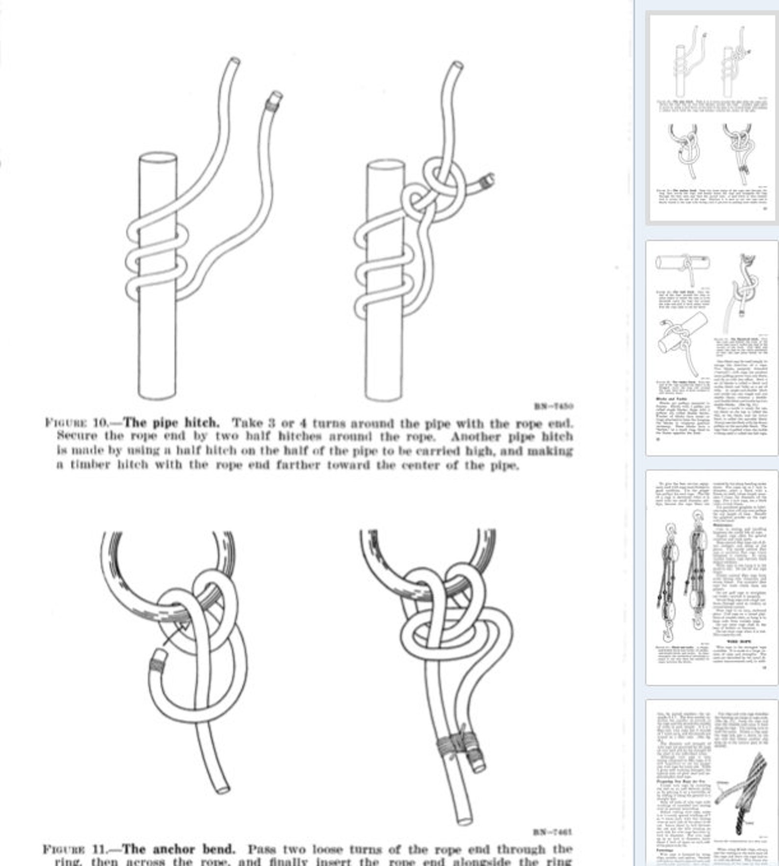 Farm Rope KNOTS HITCHES SPLICES Guide to Care and Use of | Etsy