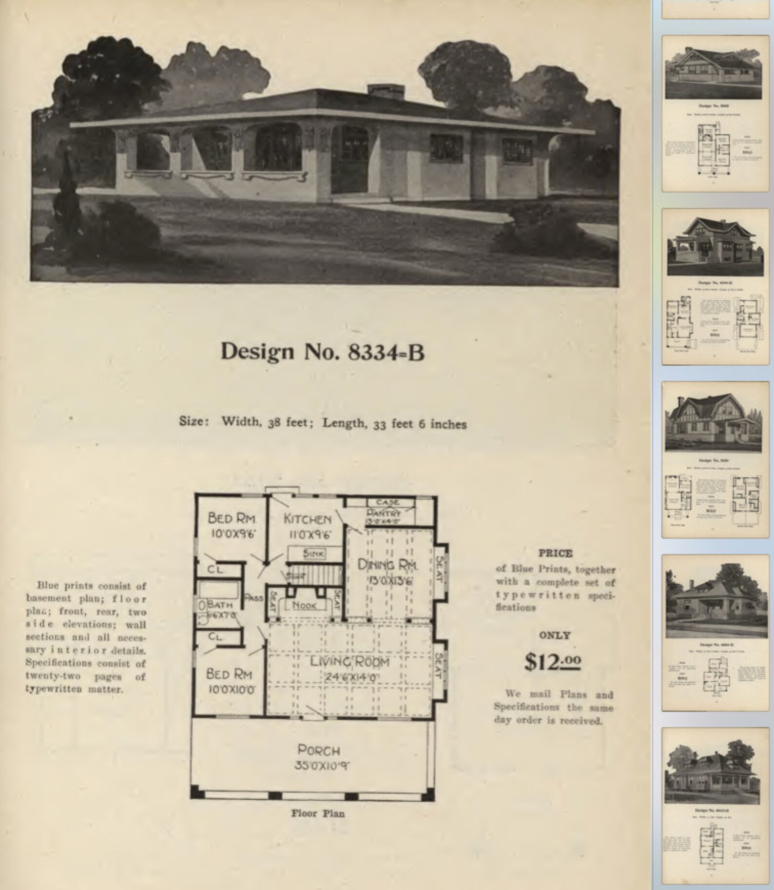 1908 Architecture Bungalow Homes A Unique Collection of 208 House ...