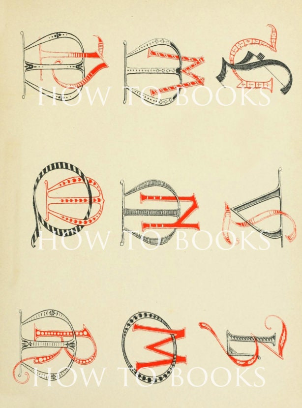 L'ornamentazione MONOGRAMS - ALPHABETS - DESIGNS ~ Italian Edition ~ 85 ...