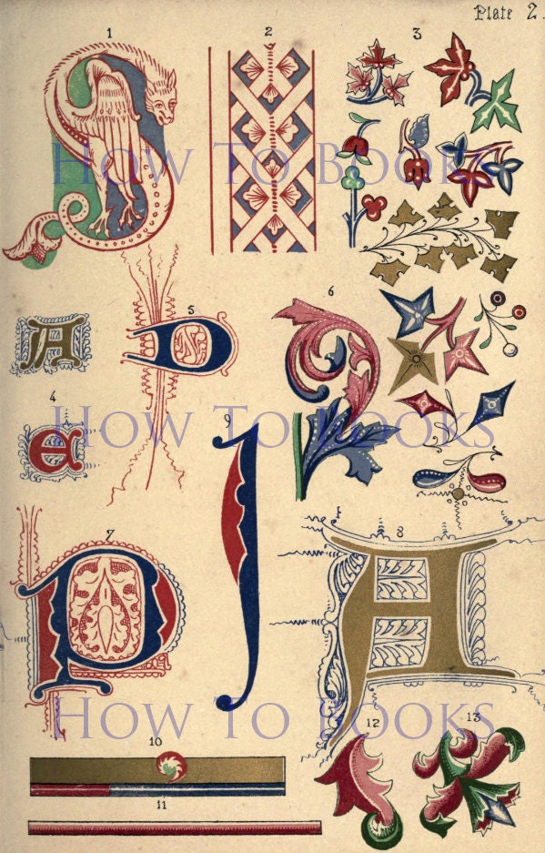 The Art of Illuminating and Missal Painting Ornamental Illuminations ...