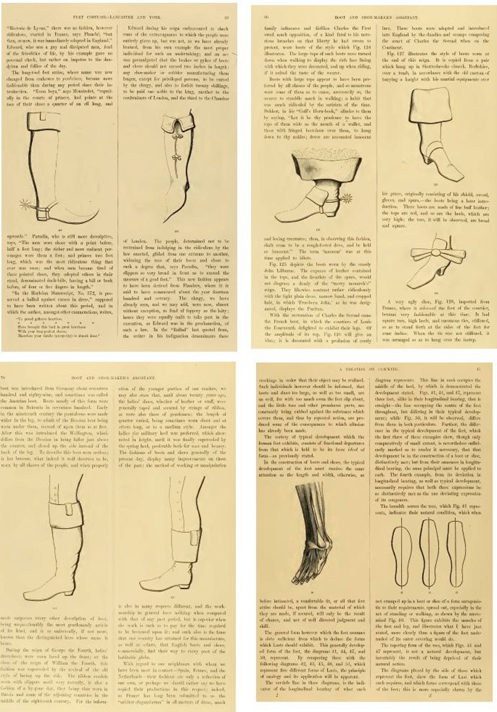 64 Rare SHOE and BOOT PATTERNS Illustrated Book How to Do Boot - Etsy