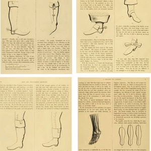 64 Rare SHOE and BOOT PATTERNS Illustrated Book How to Do Boot and Shoe ...