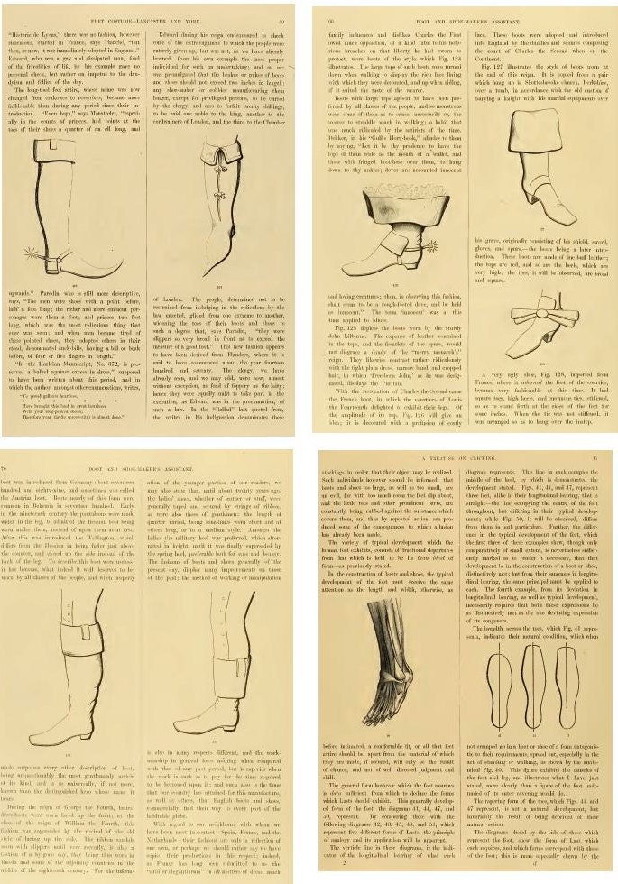 64 Rare SHOE and BOOT PATTERNS Illustrated Book How to Do Boot - Etsy