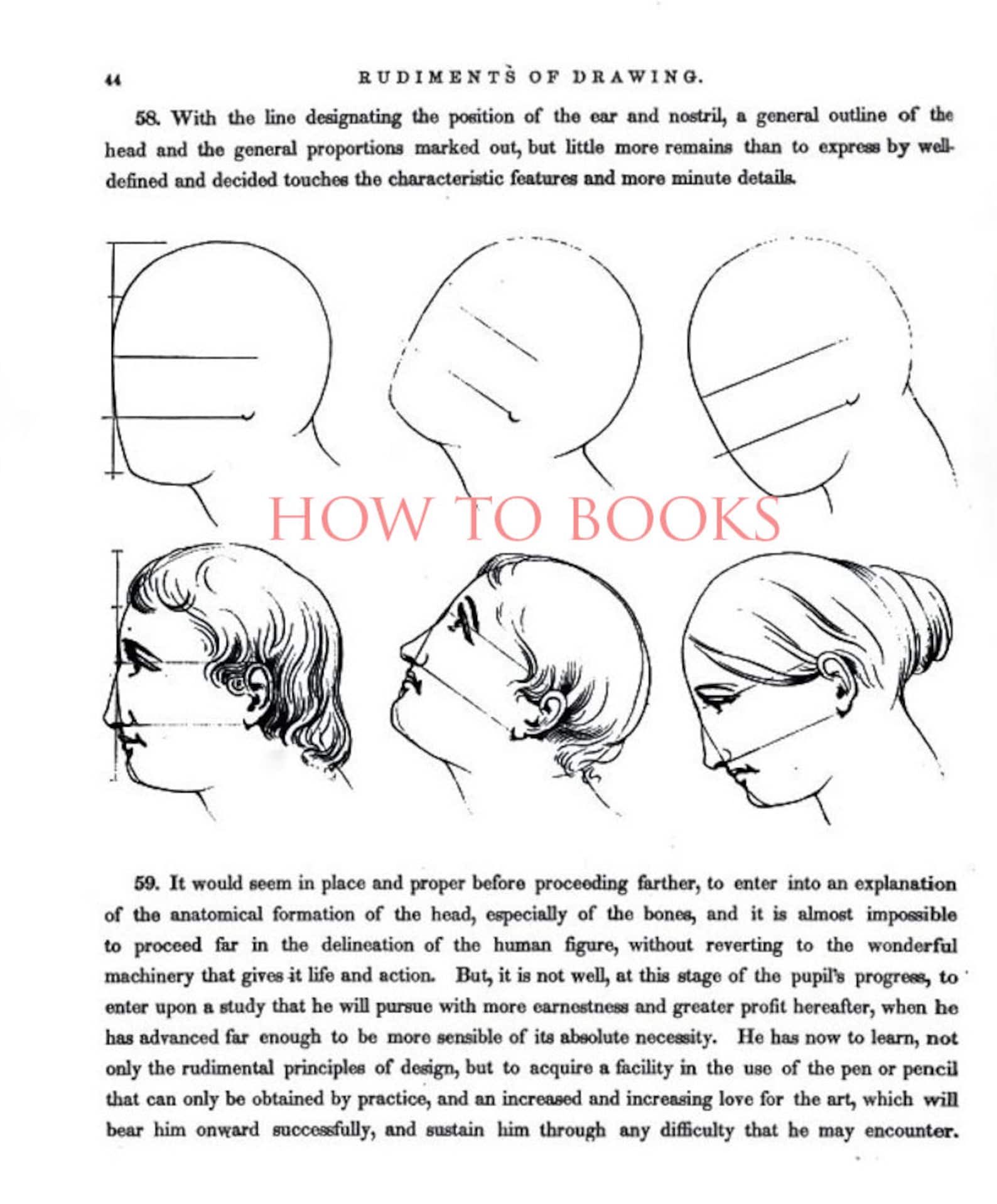 Drawing LEARN HOW to DRAW Anyone Who Can Learn to Write Can - Etsy