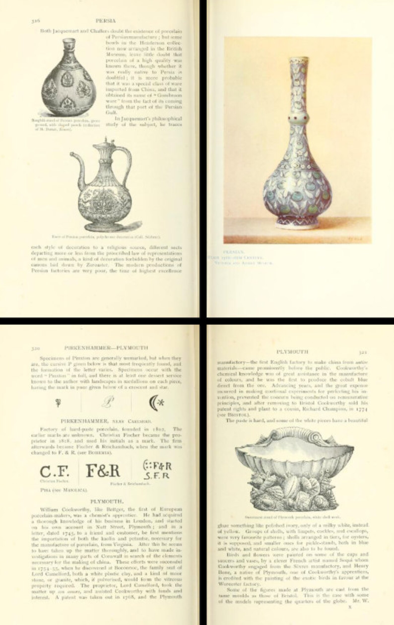 Illustrated POTTERY and PORCELAIN GUIDE Rare Reference Book - Etsy