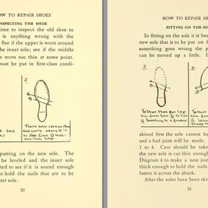 HOW to REPAIR SHOES 22 Illustrated Lessons on How to Do Shoe Repairs ...