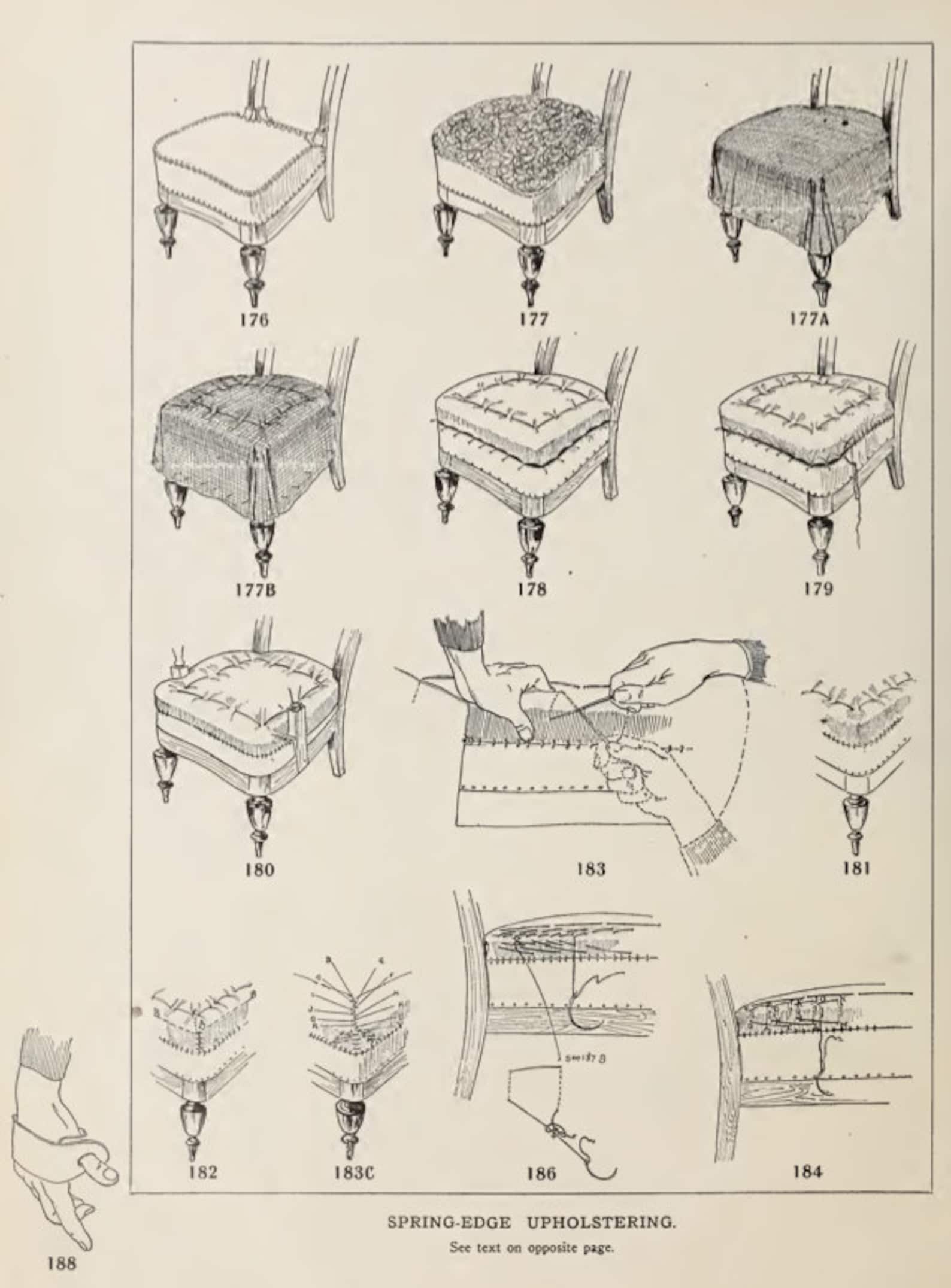 Learn Furniture Upholstering A Practical Step by Step Tutorial - Etsy