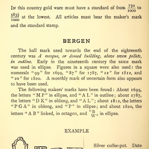 Continental GOLD and SILVER Hallmarks RARE Reference Hallmarks Book for ...