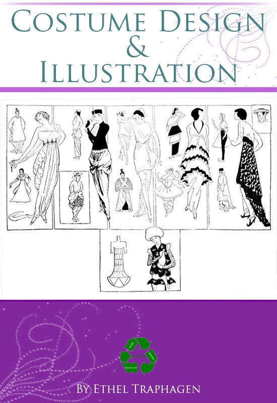 COSTUME DESIGN and ILLUSTRATION Rare Illustrated Book 193 | Etsy
