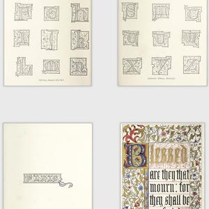 A Manual of Illumination Lessons With 240 Black and White Template ...