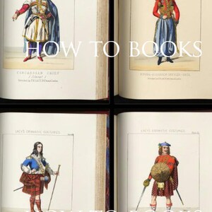 200 HISTORICAL MALE COSTUMES in Full Page Colored Images of Dramatic ...