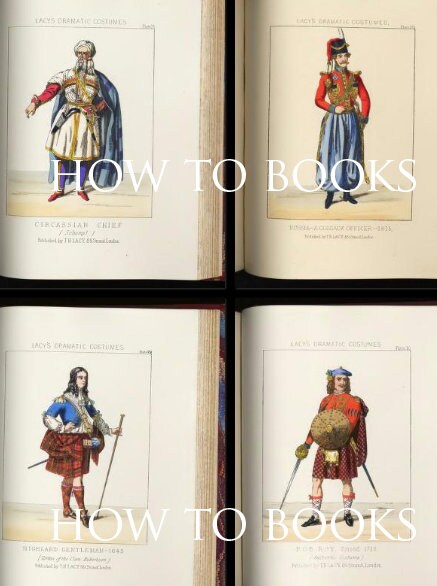 200 HISTORICAL MALE COSTUMES in Full Page Colored Images of - Etsy