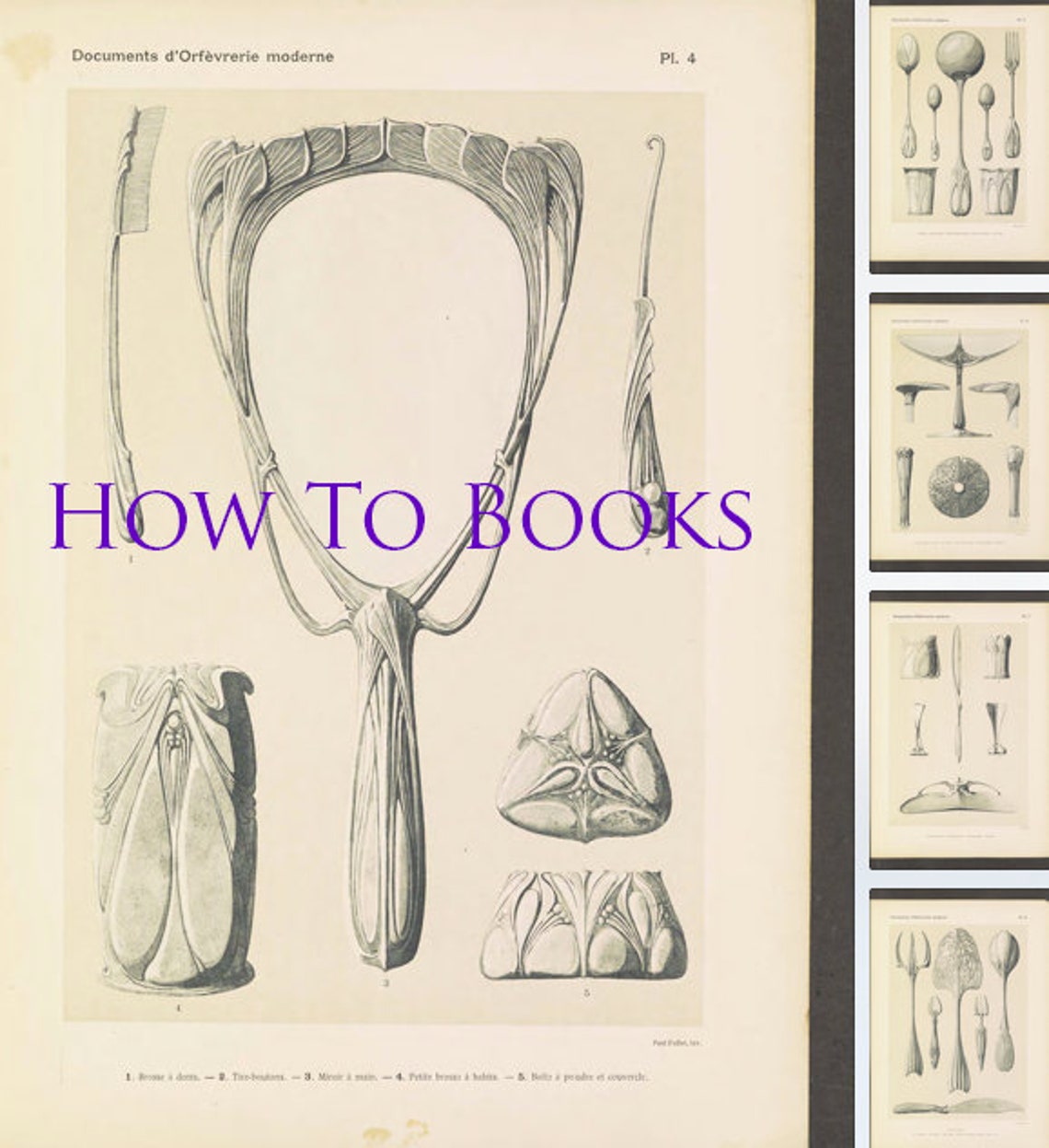 200 French ART NOUVEAU Jewelery Goldsmith PARIS Designs Rare - Etsy