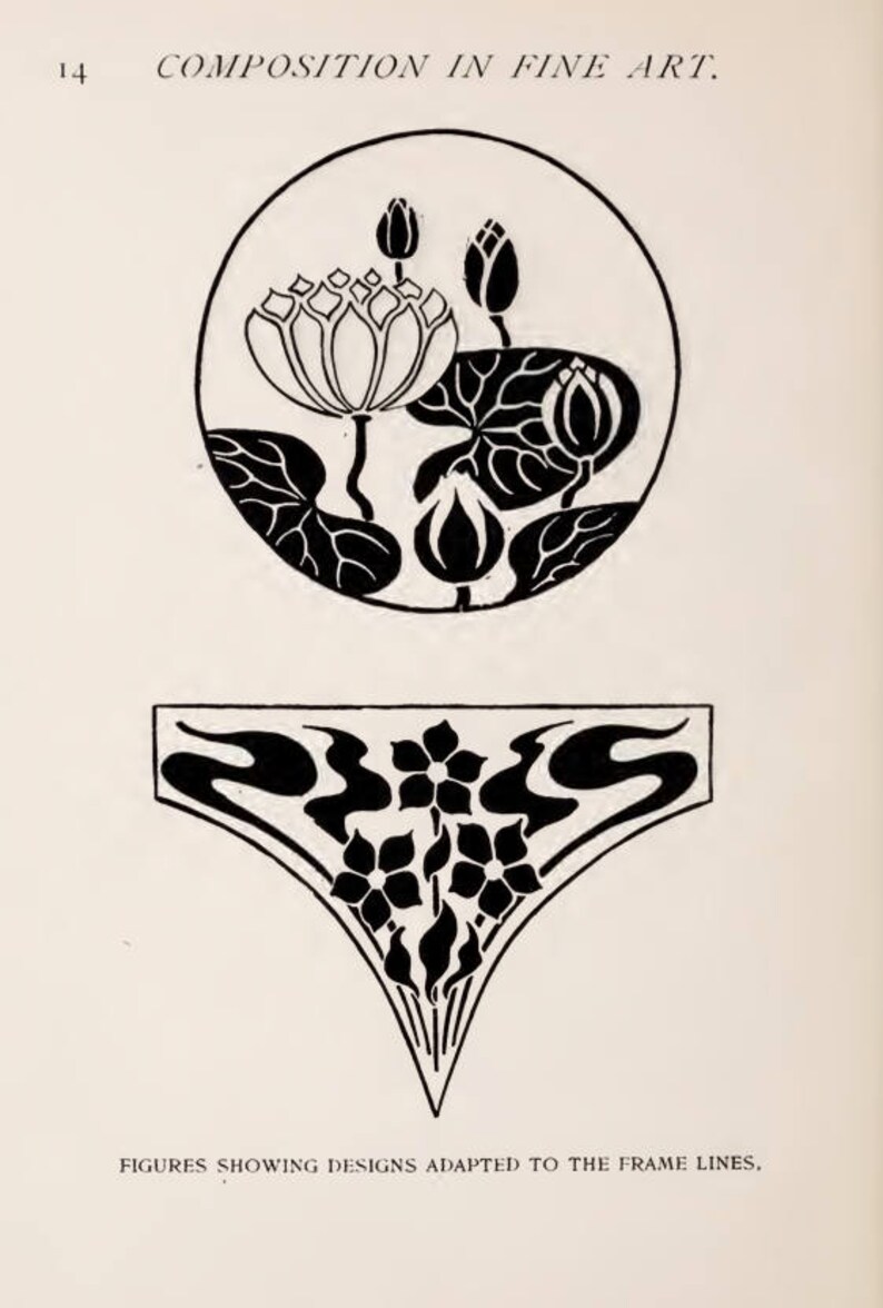 COMPOSITION in FINE ART Rare Illustrated Book With - Etsy