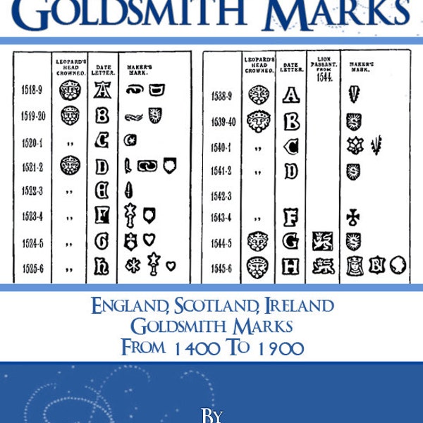 English Hallmarks - Etsy