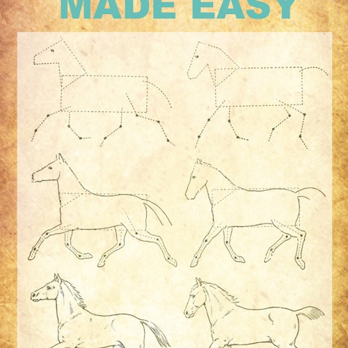 DRAWING MADE EASY an Illustrated Step by Step Tutorial Book on - Etsy