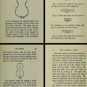 How to MAKE A VIOLIN Rare Illustrated Book on Everything You Need to ...