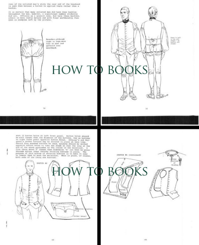 How to Make A CONTINENTAL MARINE UNIFORM Pattern Instructions - Etsy UK