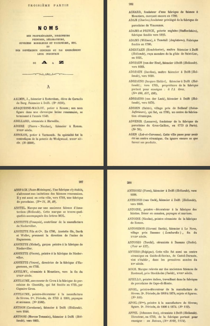 French Edition Paris 1879 A ~ Z French Marks & Monograms Rare ...