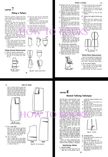 A HANDBOOK for HOME TAILORING Create 1960's Tailor Made Garments at ...