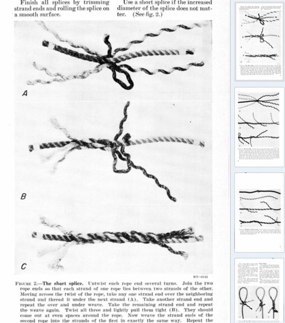 Farm Rope KNOTS ~ HITCHES ~ SPLICES Guide to Care and Use of Rope on ...