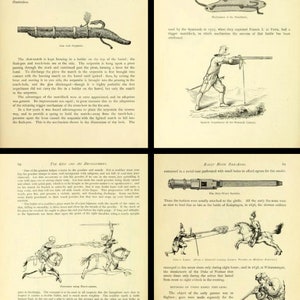ILLUSTRATED HISTORY of the GUN Rare Book About the Development of Guns ...