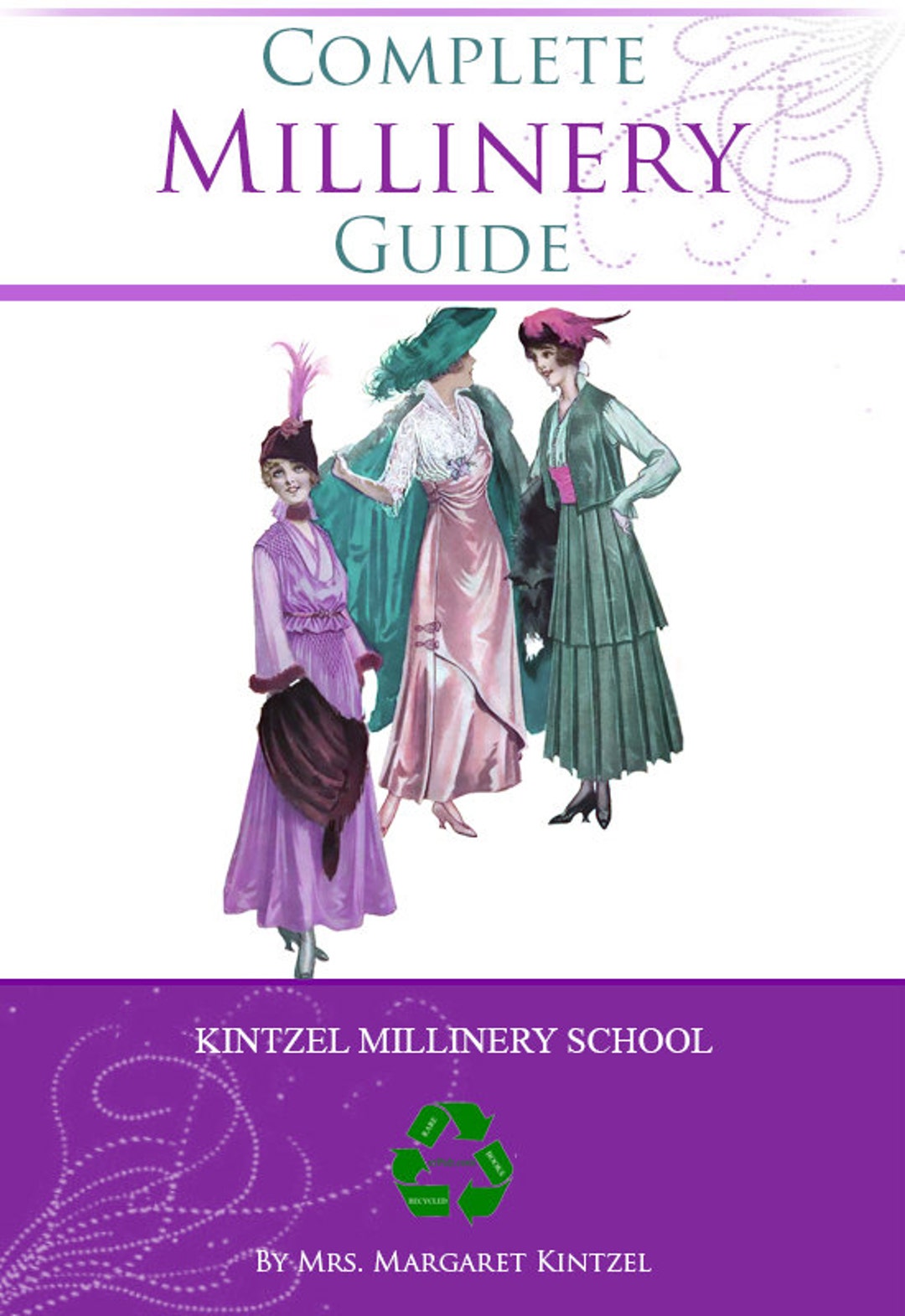 The COMPLETE MILLINERY GUIDE Make Your Own Art Deco Hats 54 Pgs of ...