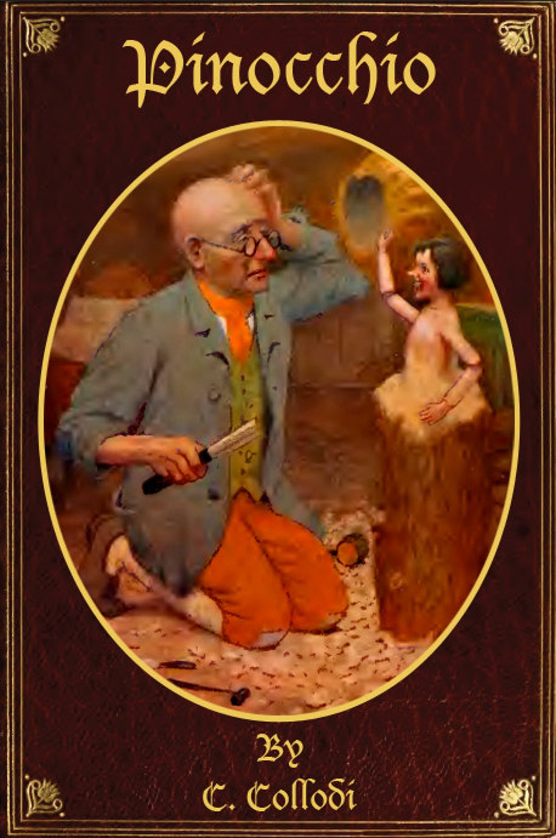 Original Classic Childrens Book PINOCCHIO Illustrated by Maria L Kirk ...