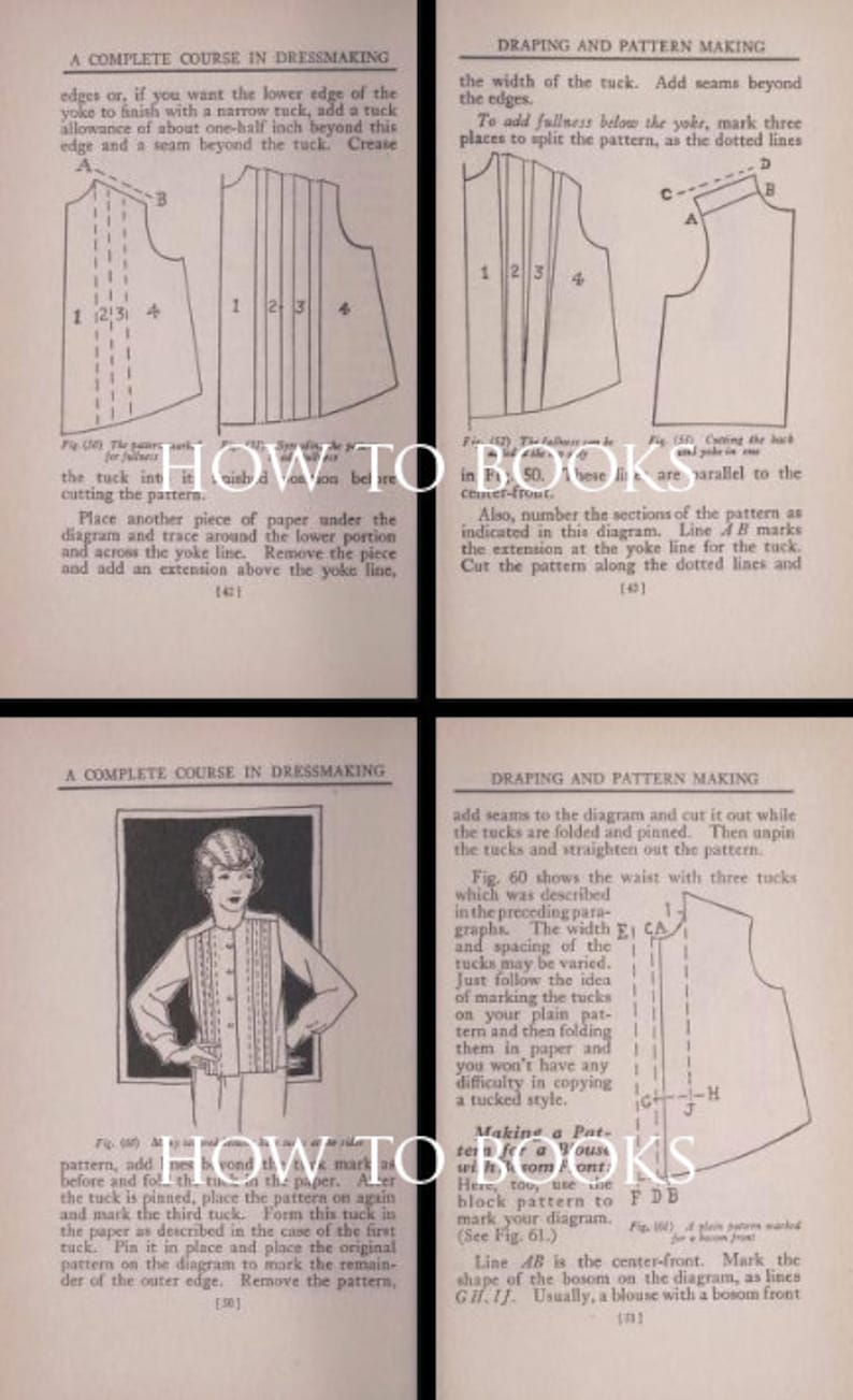 PATTERN MAKING Lesson 8 From the Series A Complete Course in - Etsy