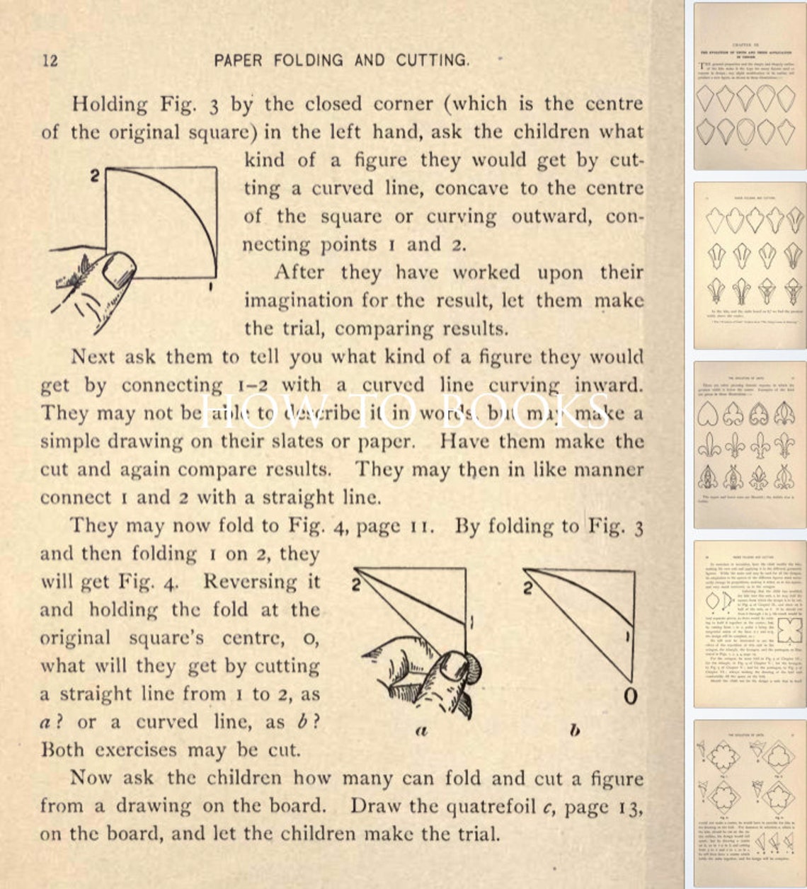 PAPER FOLDING and CUTTING Illustrated Series Adapted To | Etsy