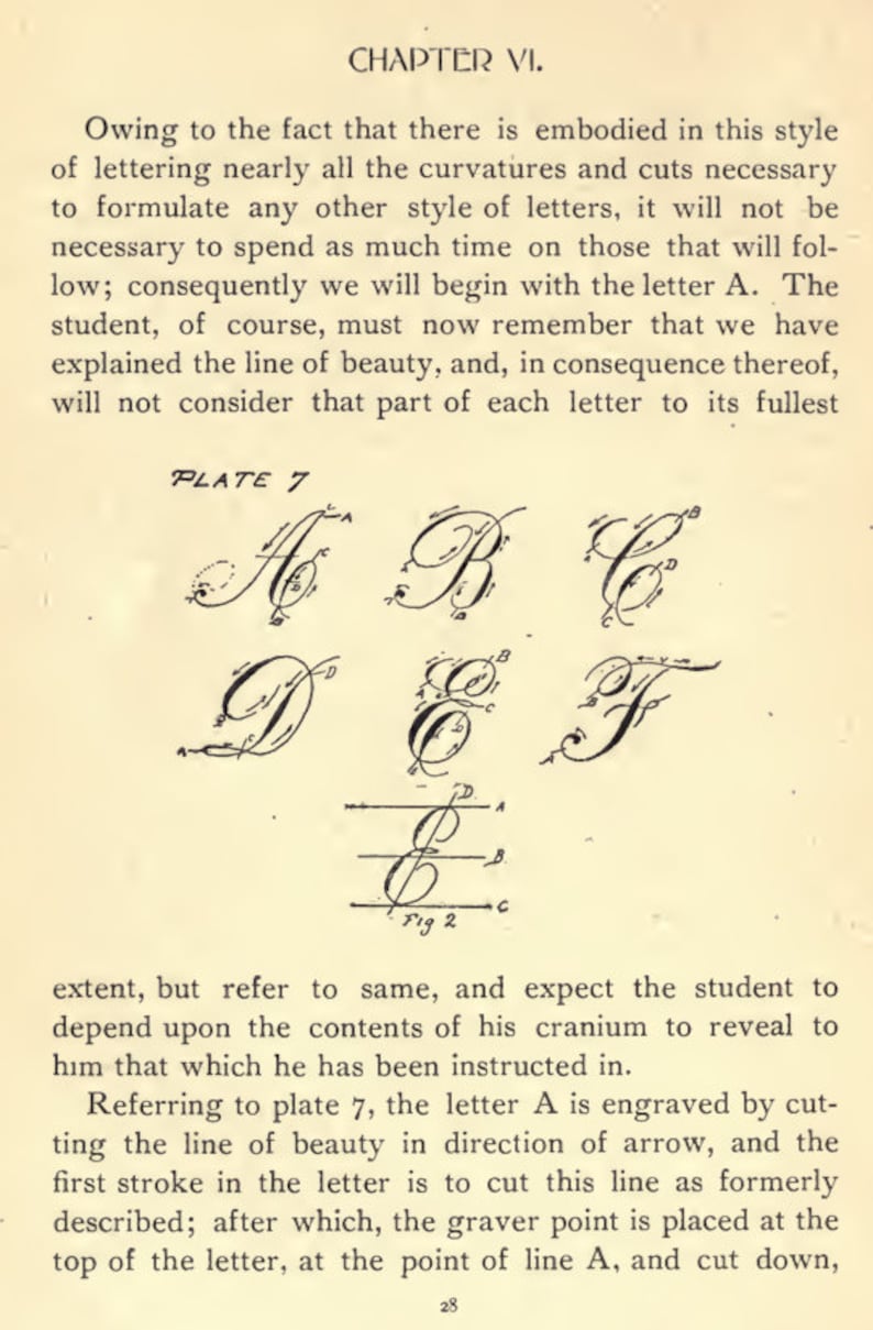 LETTER ENGRAVING by HAND Practical Instructions for Jewelers and Metal ...