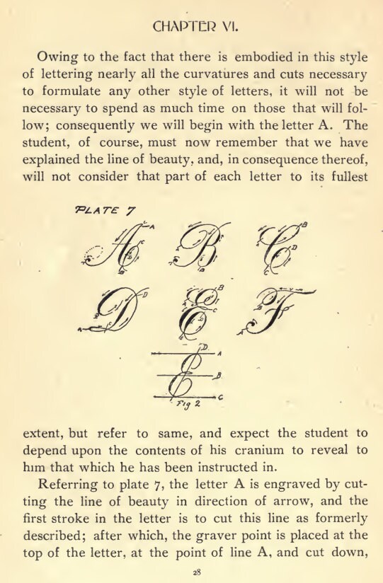 LETTER ENGRAVING by HAND Practical Instructions for Jewelers and Metal ...