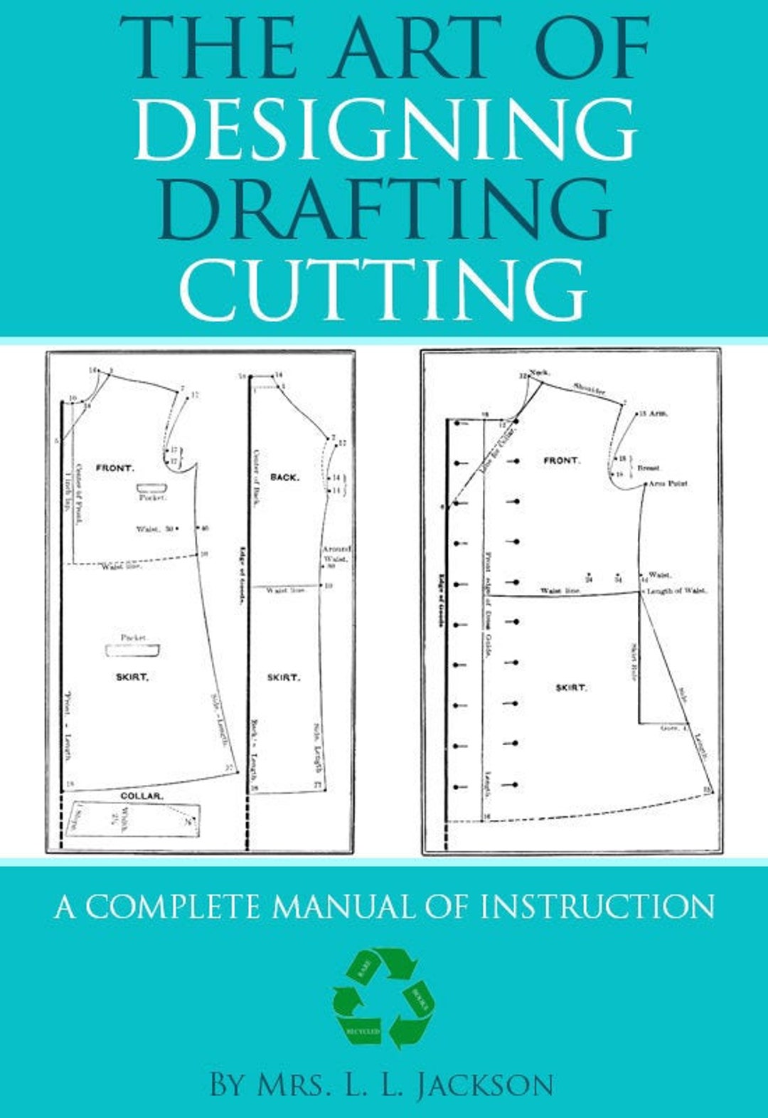78 Victorian Diagram Sewing Patterns From the Art of DESIGNING DRAFTING ...