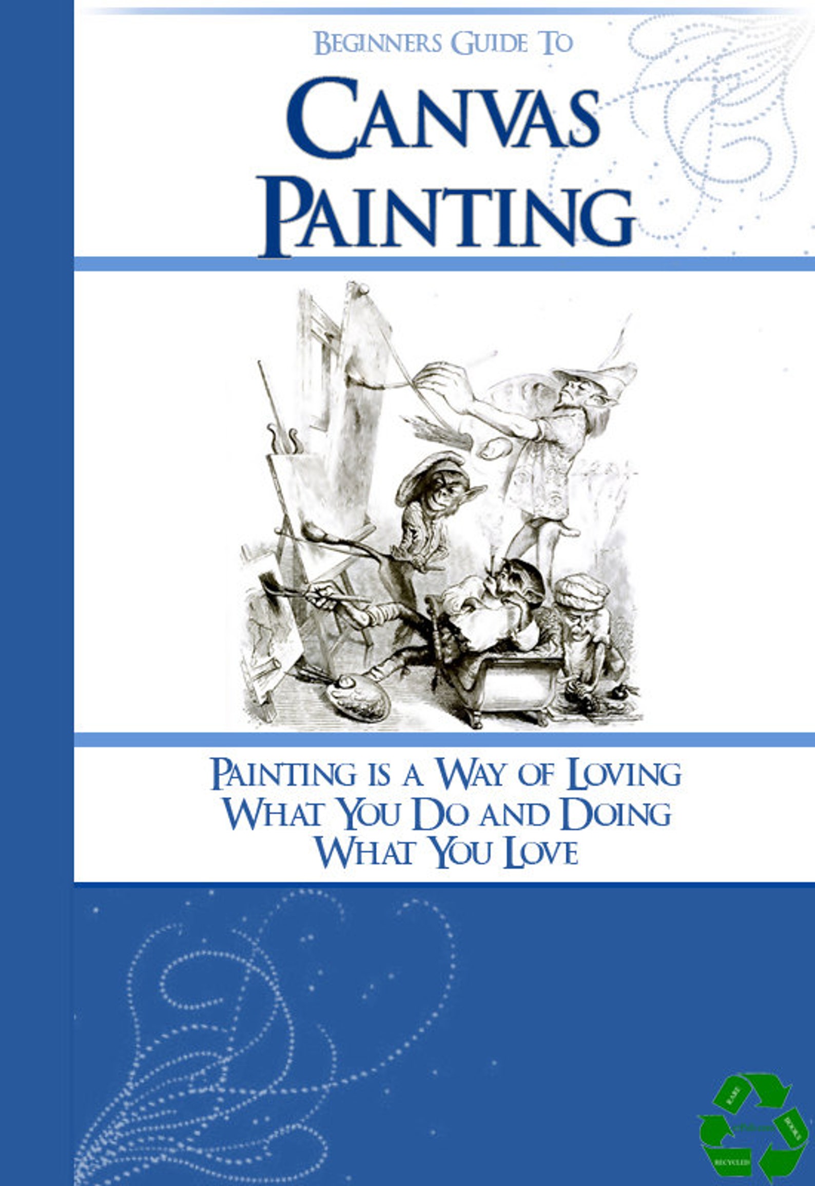 A Quick Beginners GUIDE to CANVAS PAINTING Instant Digital Download - Etsy
