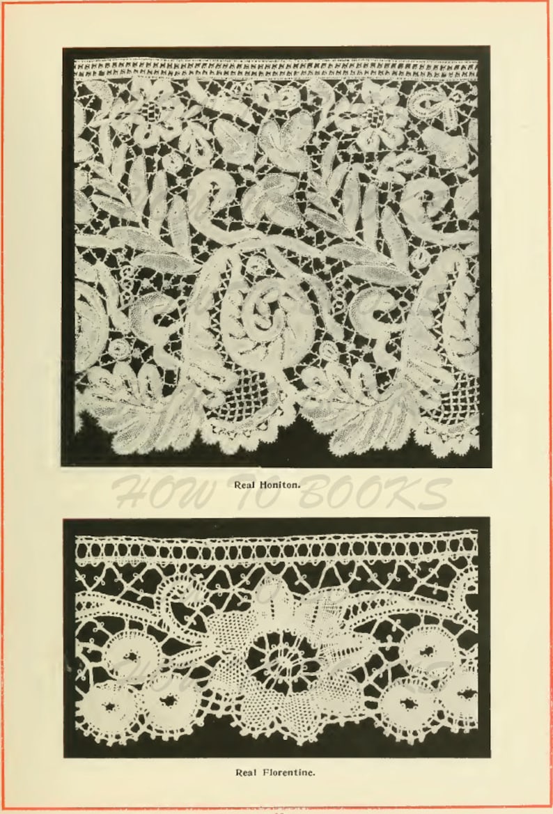 A to Z of LACE DESIGNS 120 Different Lace Patterns With - Etsy