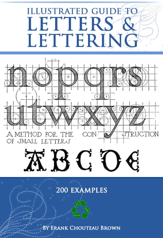 GUIDE to LETTERS & LETTERING Rare Illustrated Reference Book - Etsy