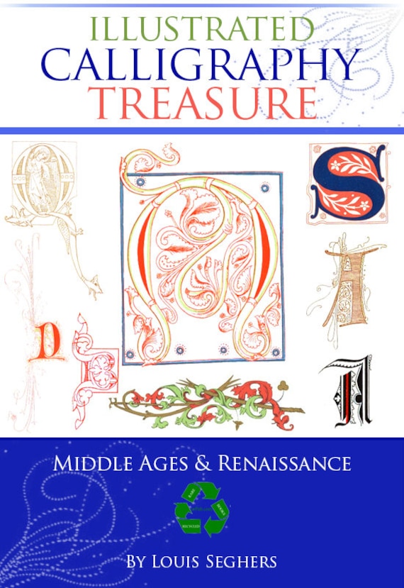 ILLUSTRATED CALLIGRAPHY TREASURE Rare Illustrated Book in | Etsy