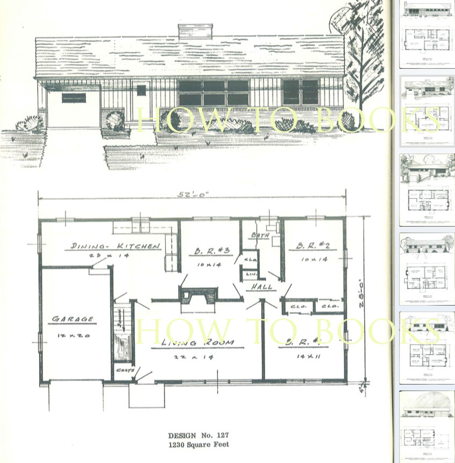 49 AMERICAN 1955 HOME PLANS House Designs With Floor Plans 50 | Etsy