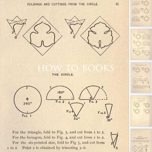 PAPER FOLDING and CUTTING Illustrated Series Adapted to Kindergartens ...
