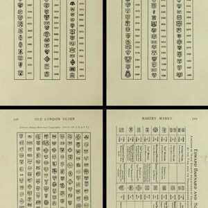 The History Makers and Marks of Old LONDON SILVER ~ RARE Reference ...