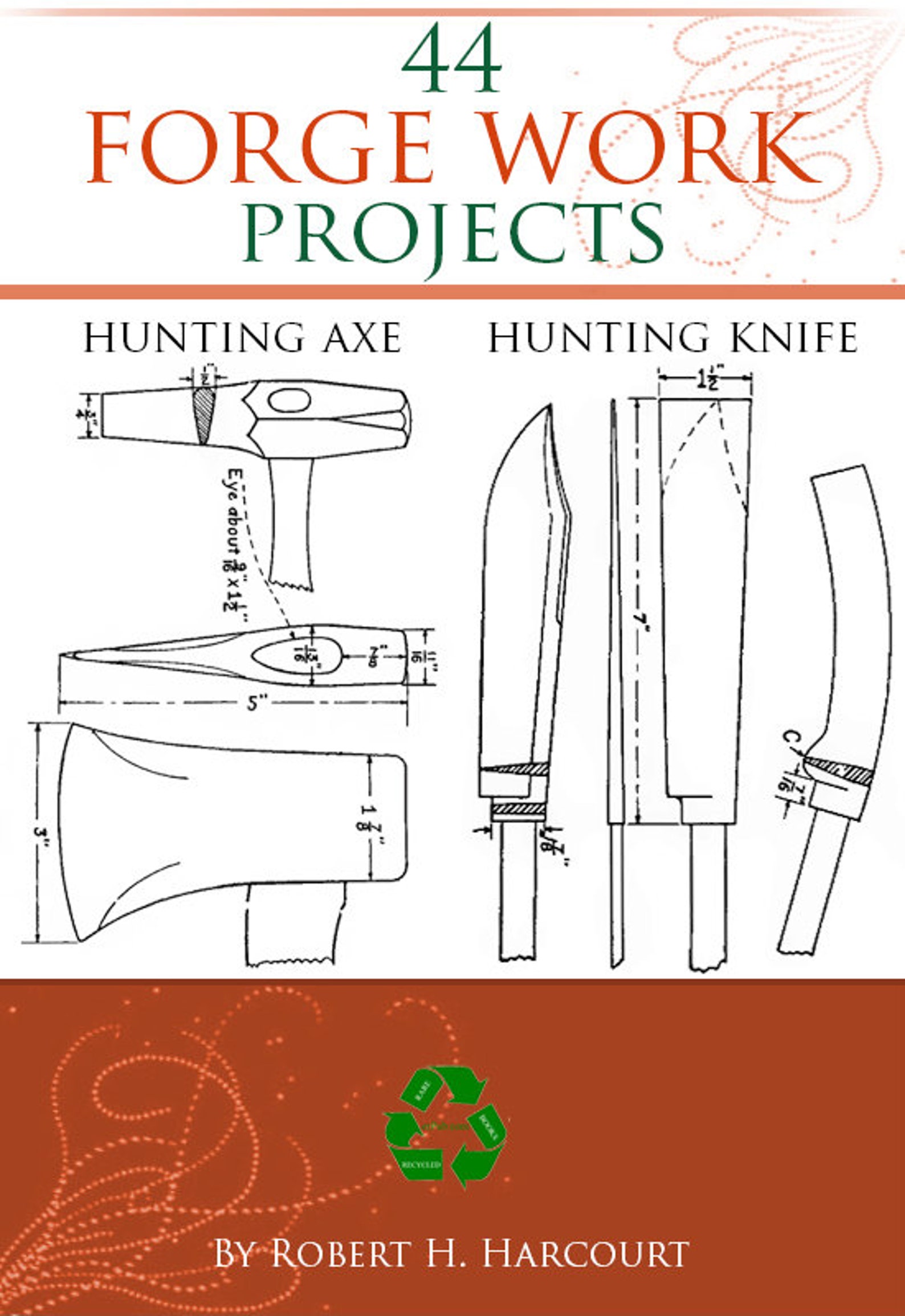 44 FORGE WORK PROJECTS Illustrated Textbook Blacksmith - Etsy